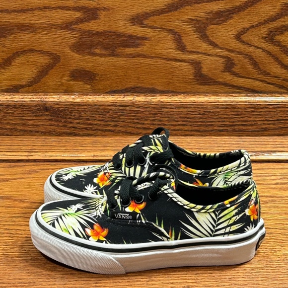 Vans | Shoes | Vans Authentic Decay Palms Black True White Shoes | Poshmark